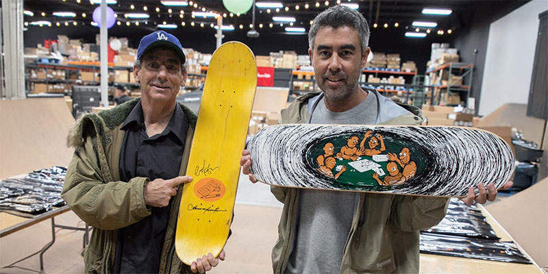 ERIC KOSTON AND LANCE MOUNTAIN REVISIT THE "PICTIONARY" BOARD - Supra Dist.